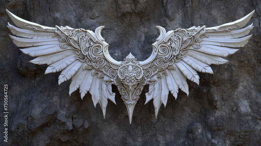 Every stroke of the chisel that carved the runes onto this angels wings ...