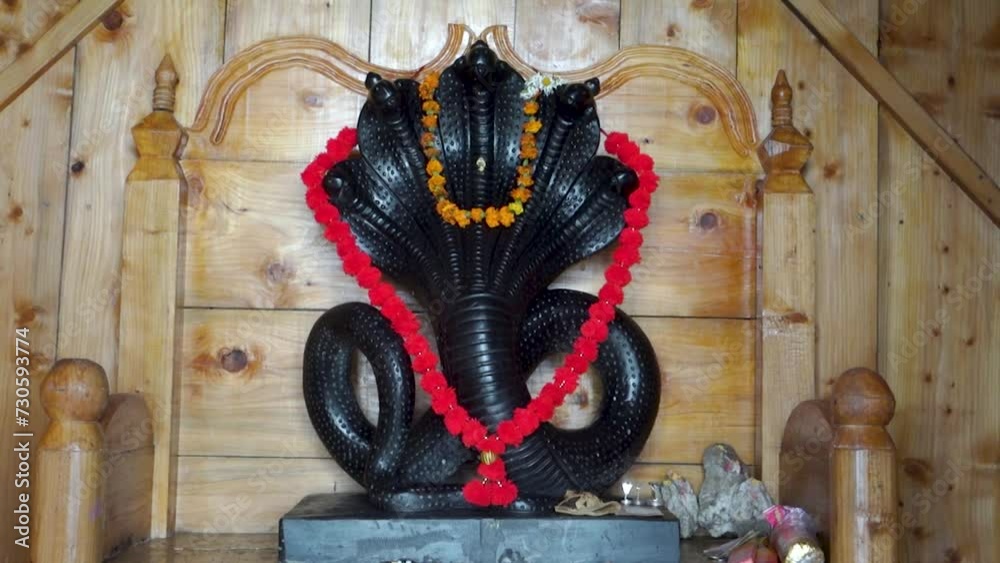 June 28th, 2023, Nagthat, Uttarakhand, India. Hindu Deity Nag Devta or ...