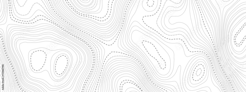 Wave topographic contour map, topographic wavy map line background ...