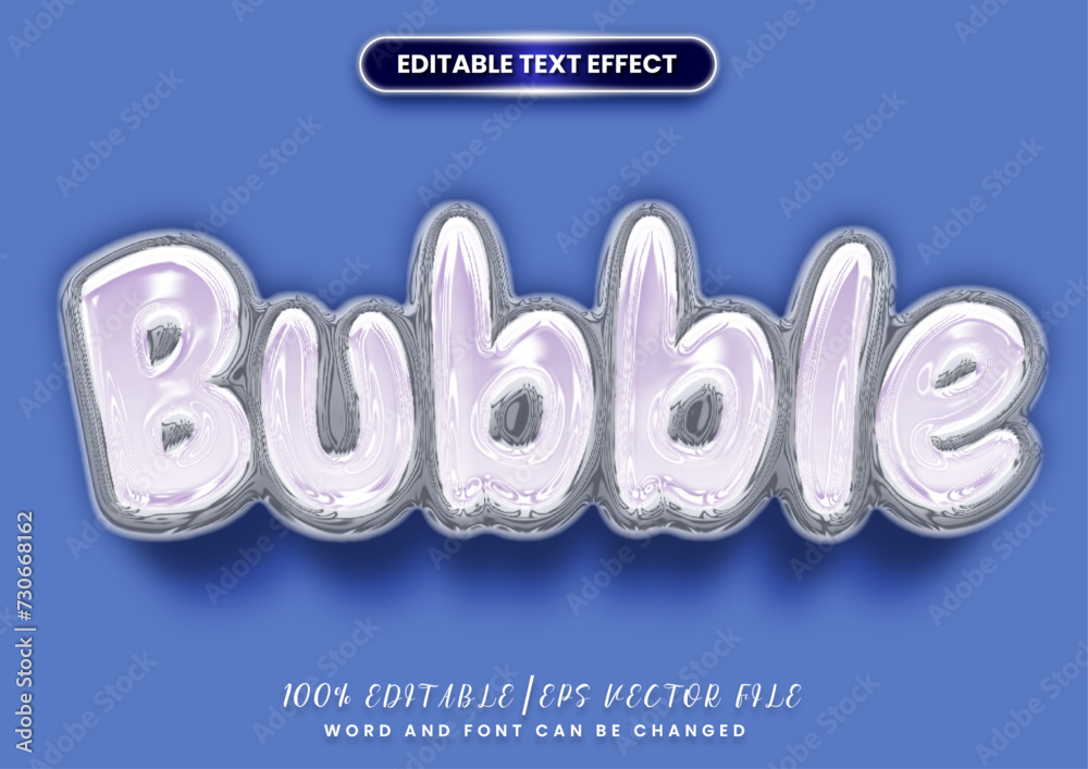 Glossy realistic bubble font. Inflated alphabet, 3D bubble letters ...