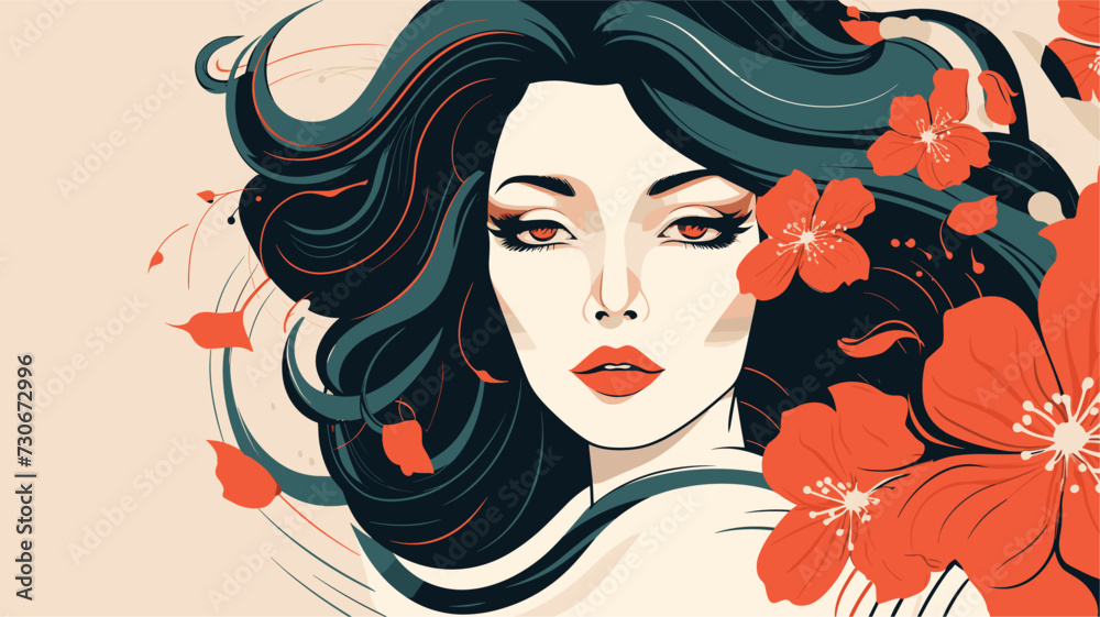 Women empowerment-themed vector background with a touch of elegance ...