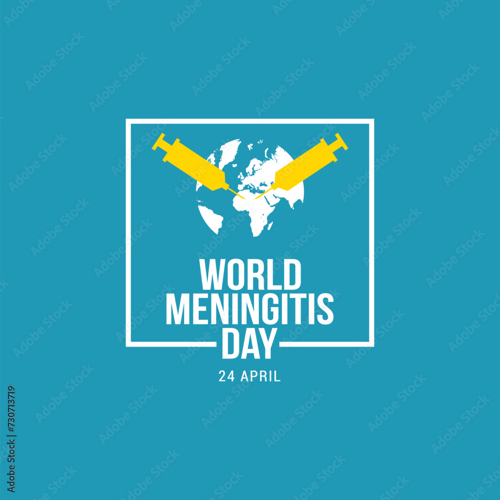 World Meningitis Day Vector Illustration. It serves as a global ...