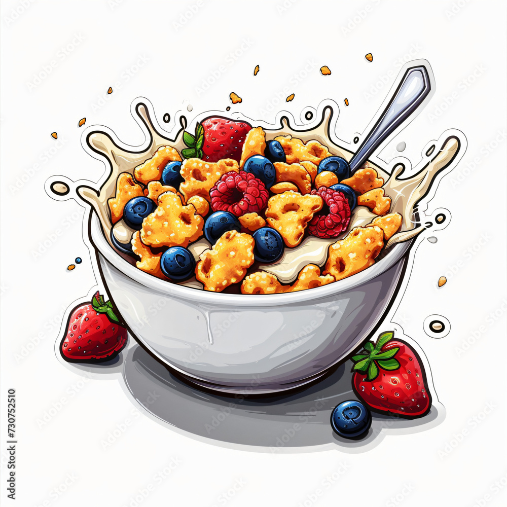 Breakfast Cereal Clipart