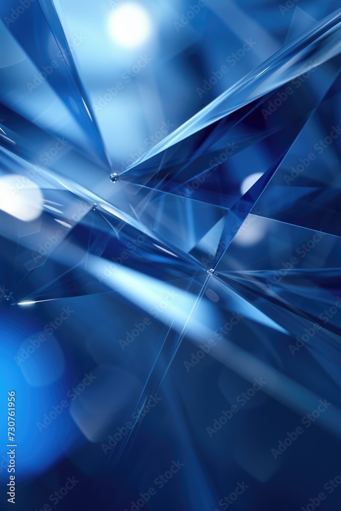A detailed view of a smooth blue glass surface. Can be used as a ...