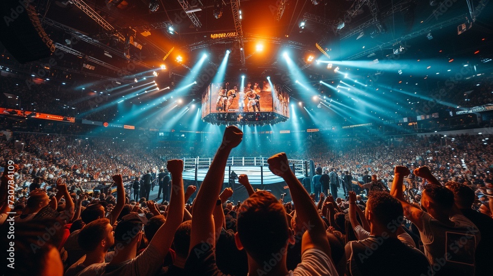 Fight Night Hype: Photograph the energy and excitement inside the arena ...
