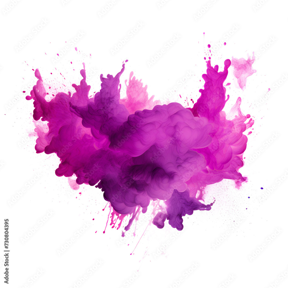 Splash of purple paint. Splashes, emotions, design, graphics, high ...