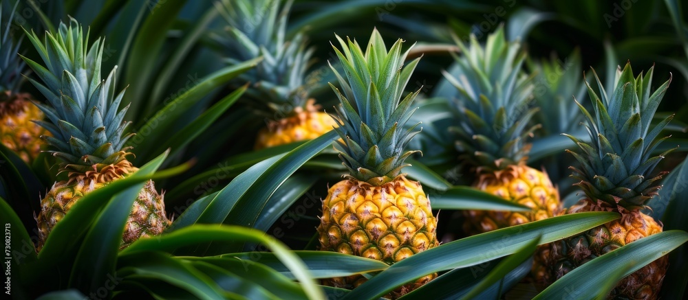 Pineapple, the crucial plant in the Bromeliaceae family, is a tropical ...