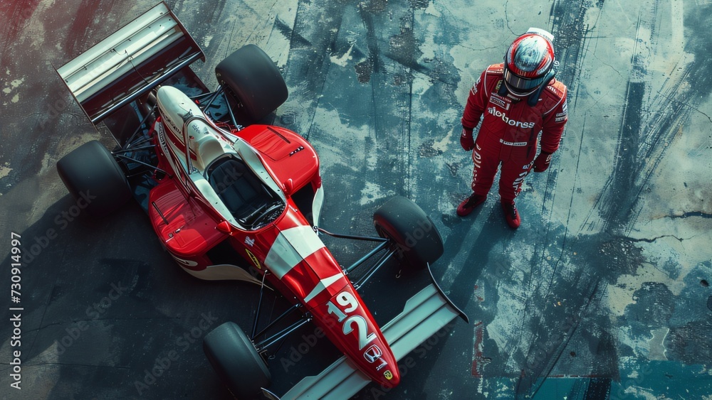 Formula 1 Race Driver Finishing Race: Dynamic Sports Photography with ...