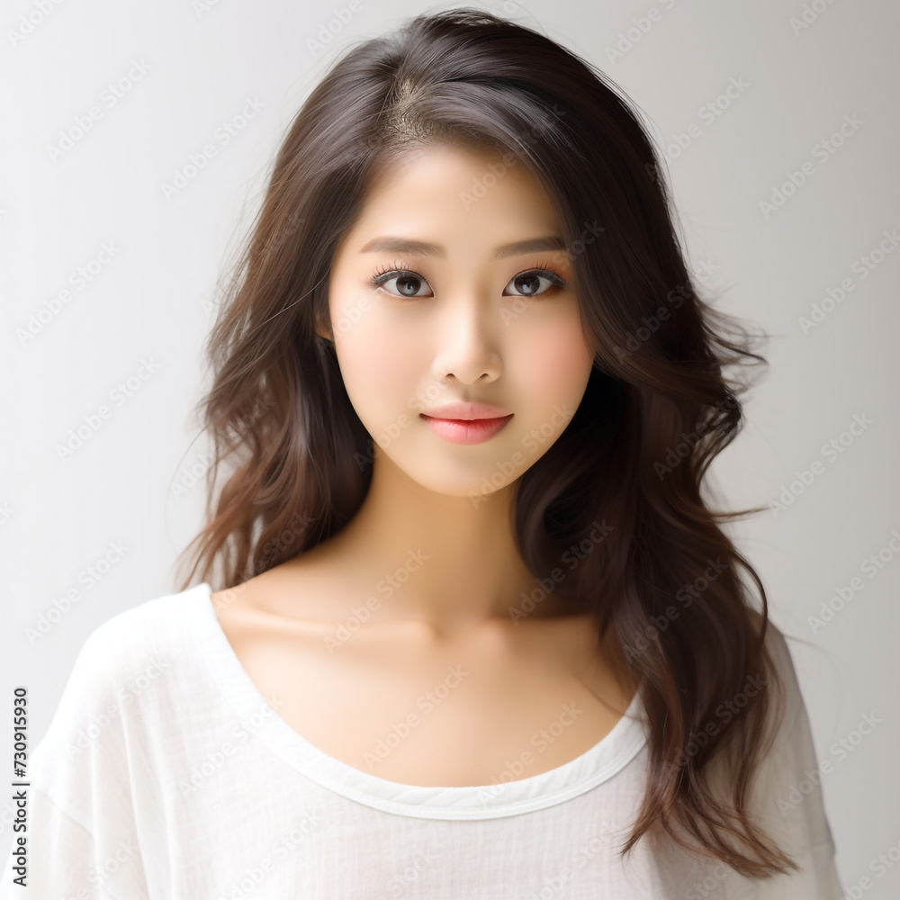 Portrait of beautiful asian woman with professional makeup, asian ...