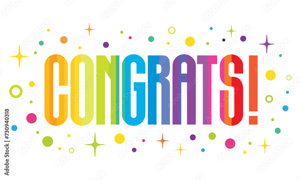 Congratulations banner printable, card, poster, logo, word, text ...