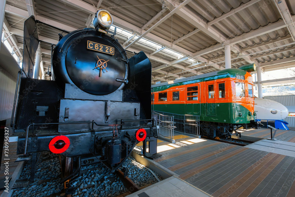 Kyoto, Japan - April 8 2023: Kyoto Railway Museum opened in 2016 ...
