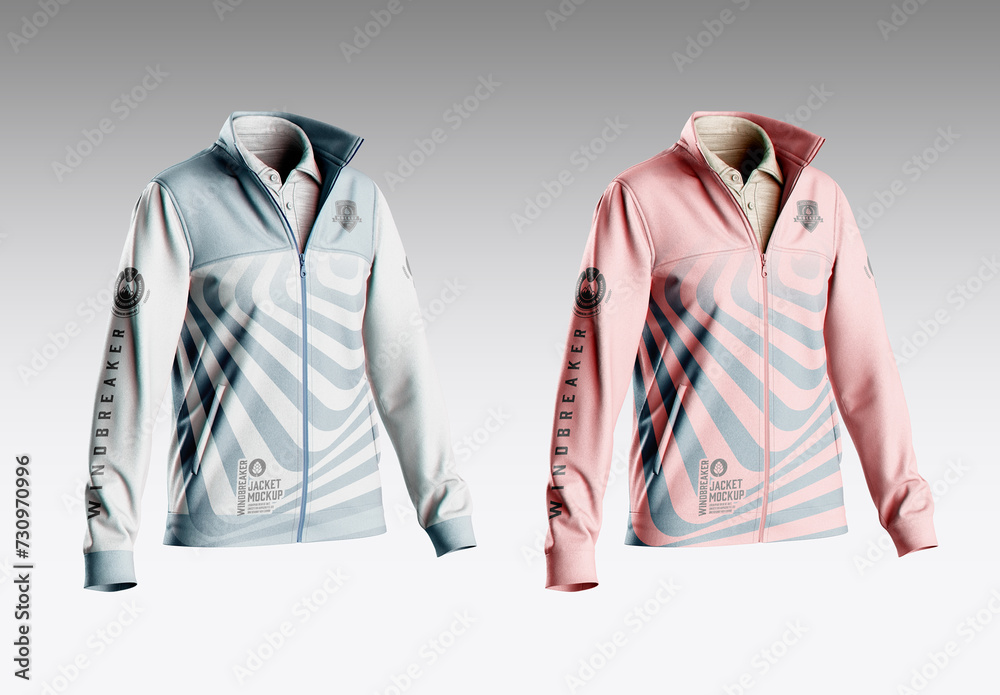 Sport Jacket Mockup Stock Template | Adobe Stock
