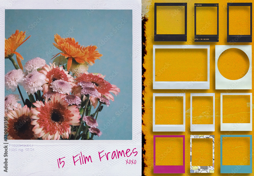 15 Film Frame Textures Stock Template | Adobe Stock