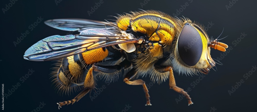 The Drone fly is a hoverfly that mimics a male honey bee and drinks ...