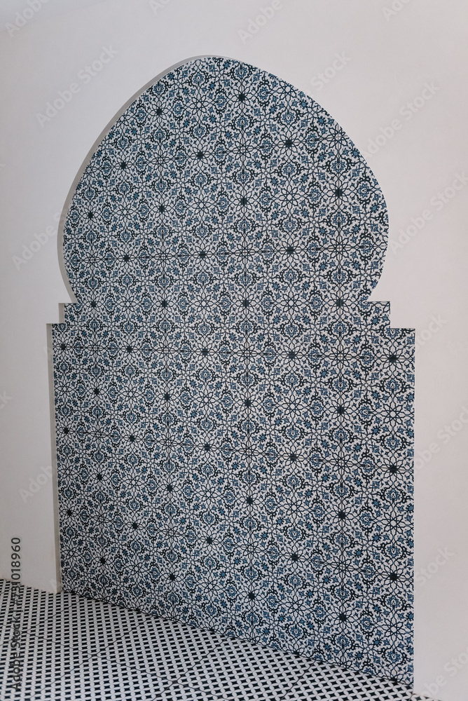 Mosaic interior of the Turkish steam sauna. Hammam in home. Magnificent ...