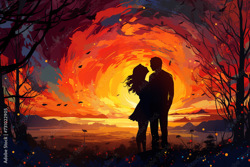 Romance, love, relationships, marriage, lovers, likes. art house work ...