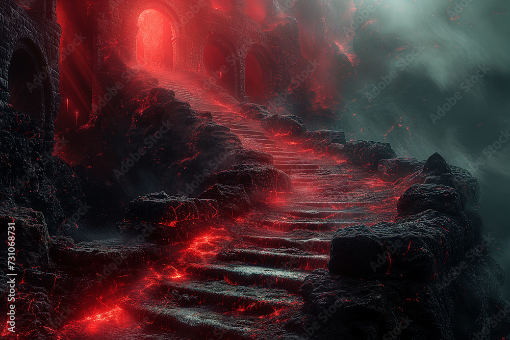 Dante Alighieri medieval trip to the hell in his Divine Comedy epics of ...