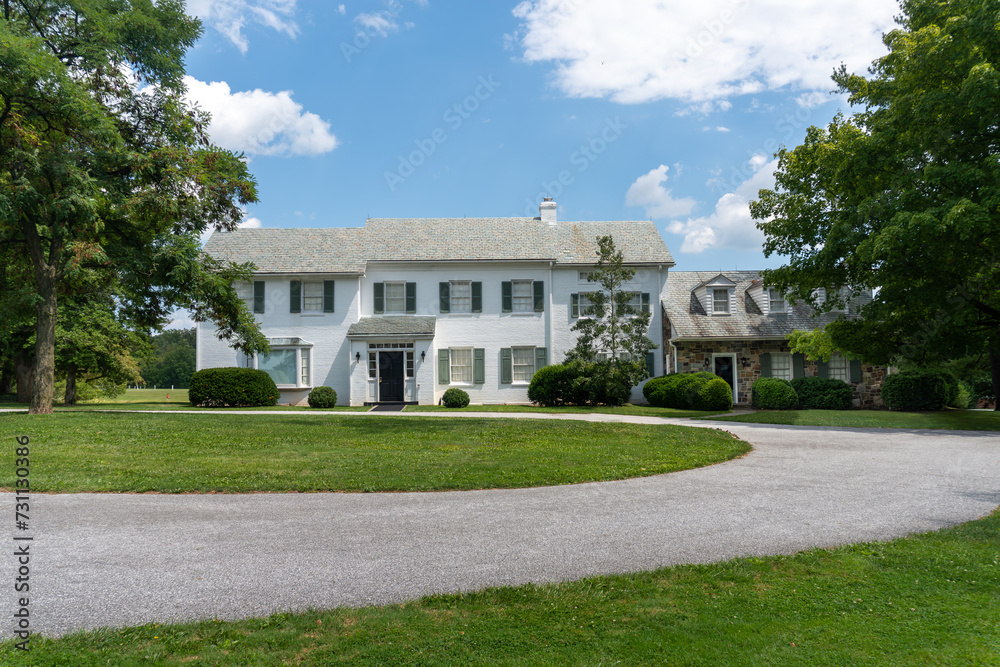 Eisenhower National Historic Site in Gettysburg, Pennsylvania, home and ...