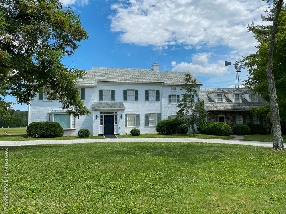 Eisenhower National Historic Site in Gettysburg, Pennsylvania, home and ...