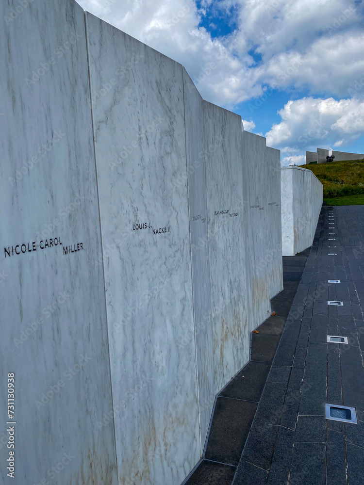 The Flight 93 National Memorial. September 11 hijacked United Airlines ...