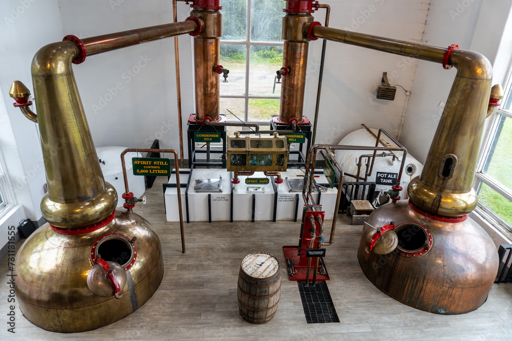 Glenora Distillery in Cape Breton Island, Nova Scotia, Canada. Home of ...