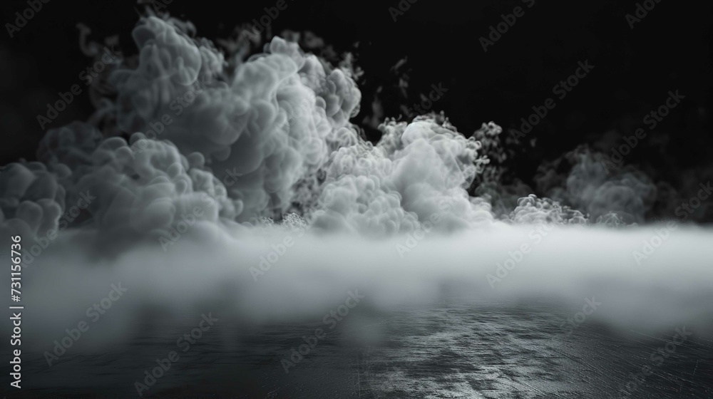 Dry Ice Smoke Clouds Fog Floor Texture Stock Illustration | Adobe Stock