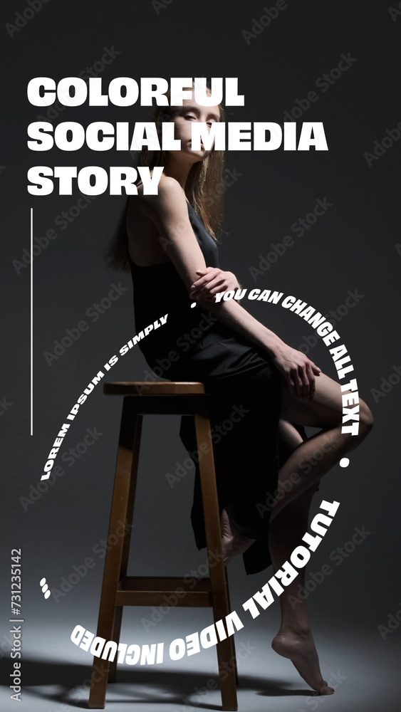 Social Media Story that has both a Colorful Background and Can Be Used ...