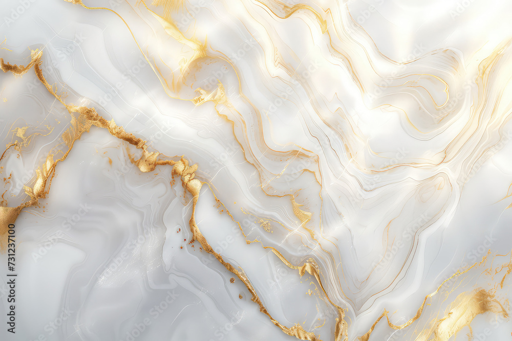 Luxury White Gold Marble texture background. Panoramic Marbling texture ...