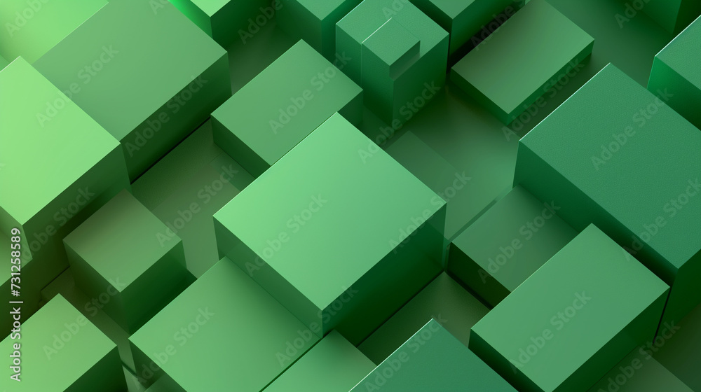 Android green color box rectangle background presentation design ...