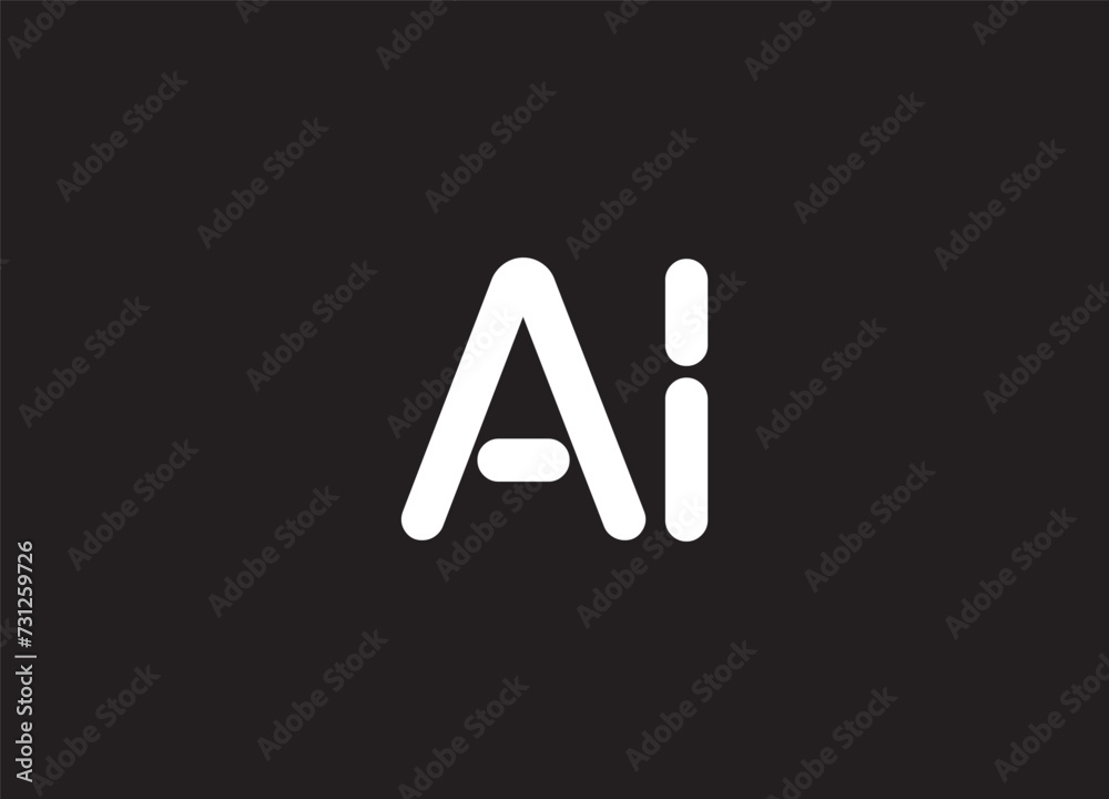 Artificial Intelligence Logo. Artificial Intelligence and Machine ...