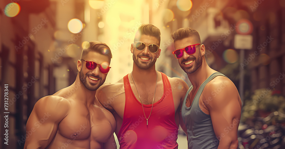 Pride Snapshot: Men Positively Posing for the Photographer ...