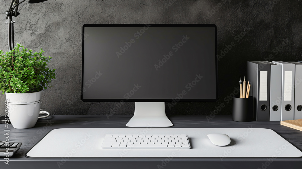 Showcase your office accessory designs with this blank mouse pad mockup ...