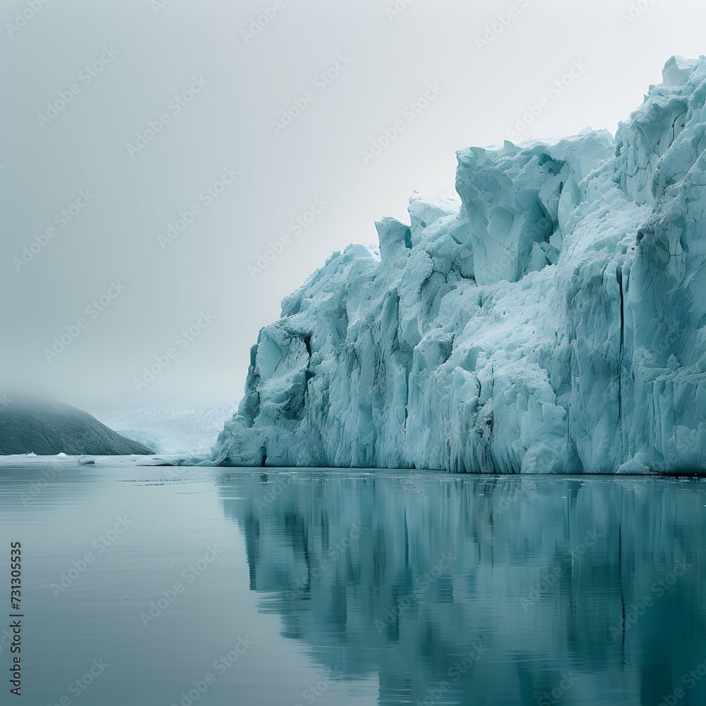 iceberg in polar regions, the stark reality of global warming as ...