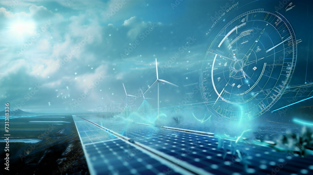 Timeline showcasing the evolution of renewable energy technologies from ...