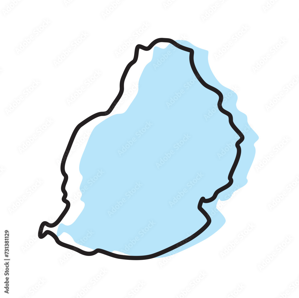 mauritius map, mauritius vector, mauritius outline, mauritius Stock ...