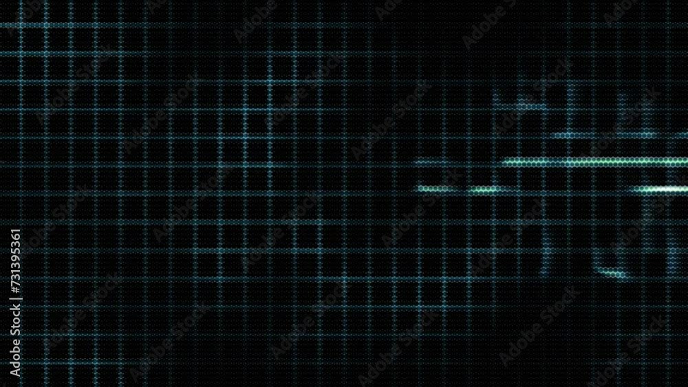 animated moving motion background showing computer circuit motherboard ...