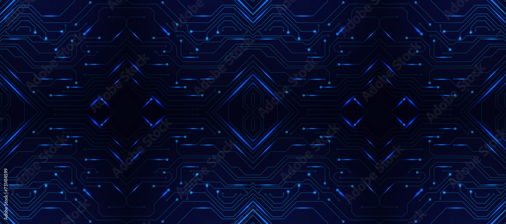 Mechatronic Digital Background ,Circuit board background, Wireframe ...
