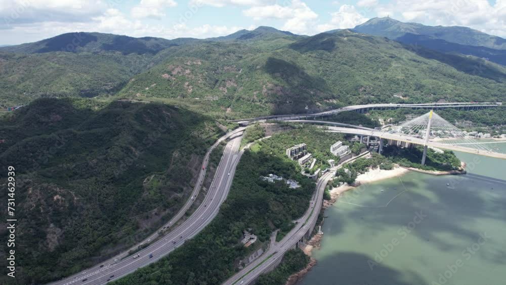 Sham Tseng Ting Kau Tsing Lung Tau Castle Peak Road and Tuen Mun Road ...