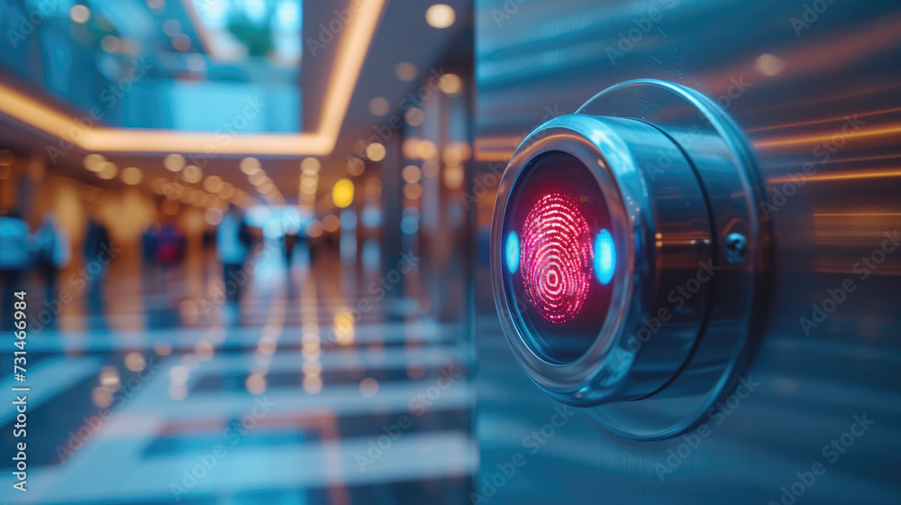 Eye print scan access control system machine, entrance door office ...