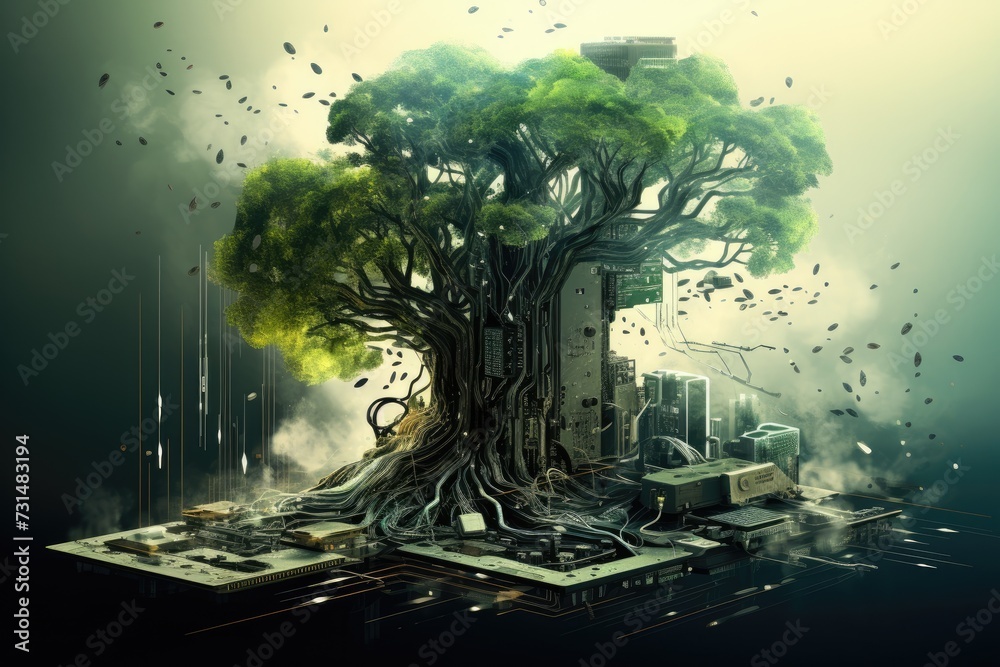 Tree Growing Out of Building, A Striking Natural Phenomenon in Urban ...