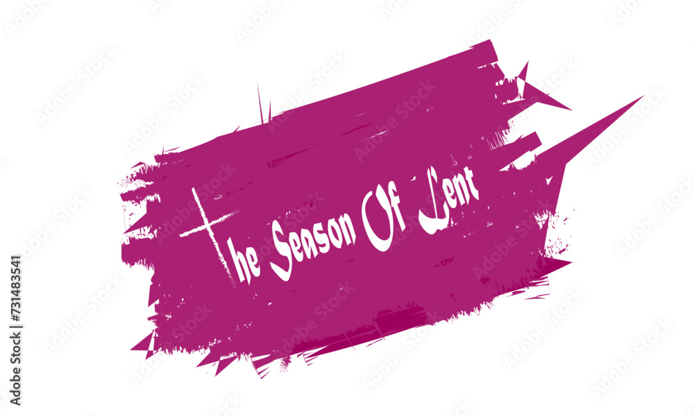 Lenten Season vector designs for posters, cards, greetings, templates ...