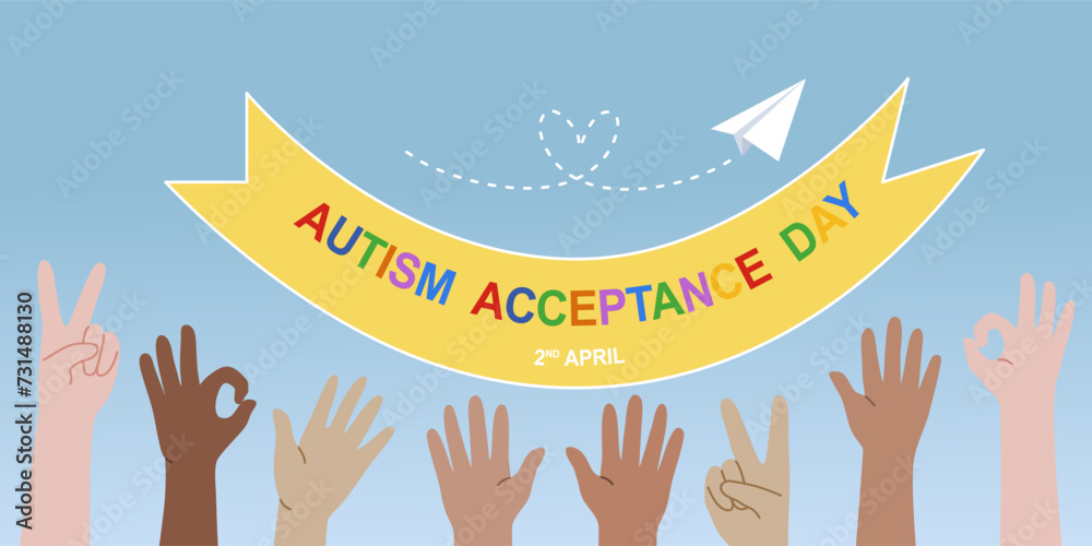 Poster Autism acceptance day poster and banner concept. – Wall Art ...