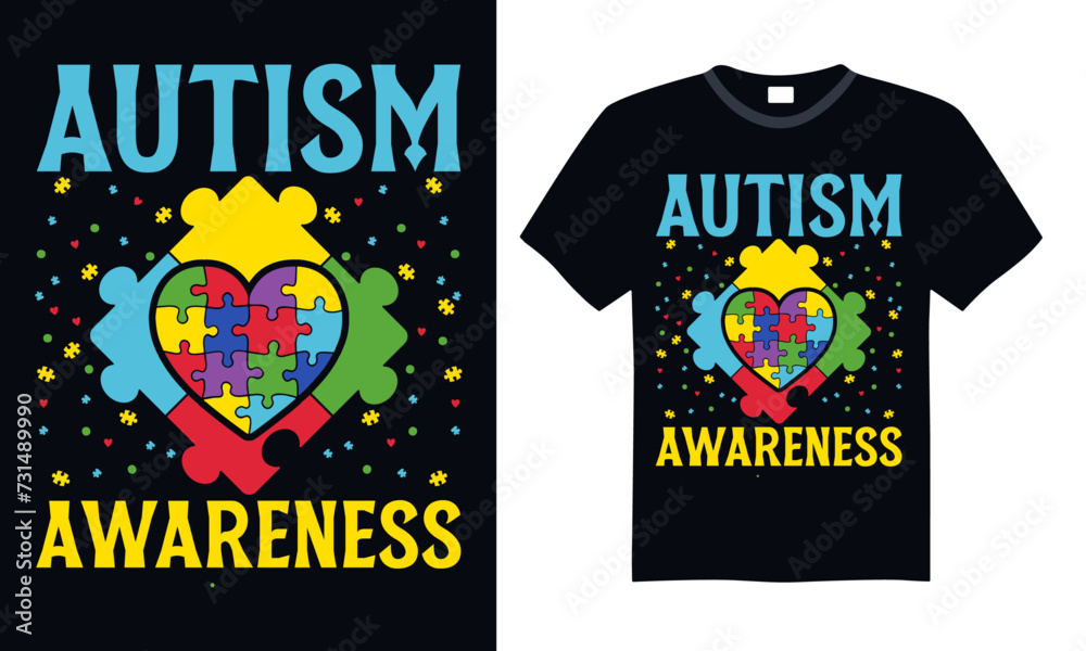 Autism Awareness - Autism T shirt Design, Modern calligraphy ...
