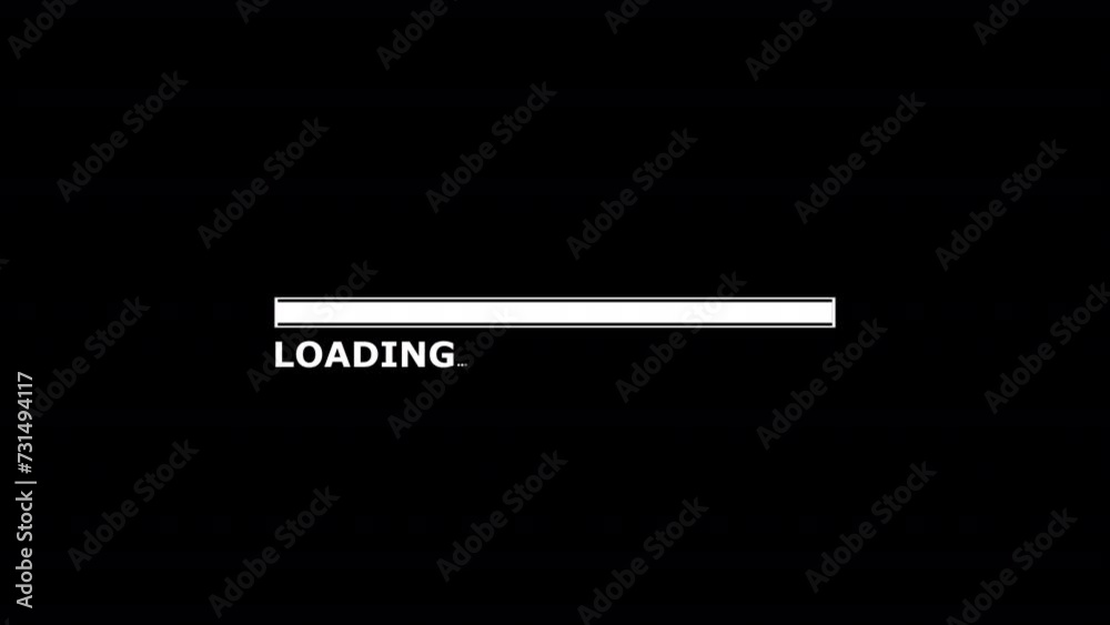 Loading progress bar 100% loading animation white colors loading ...
