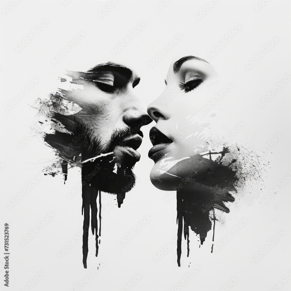 Capturing love's essence: a celebration of kisses on kissing day, an ...