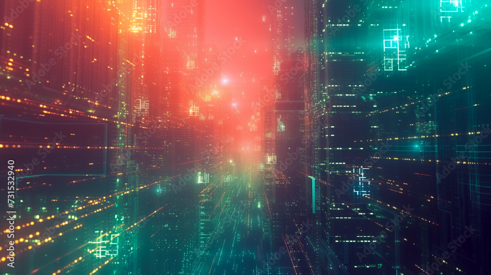 Design an image that transports viewers to a science fiction-inspired ...