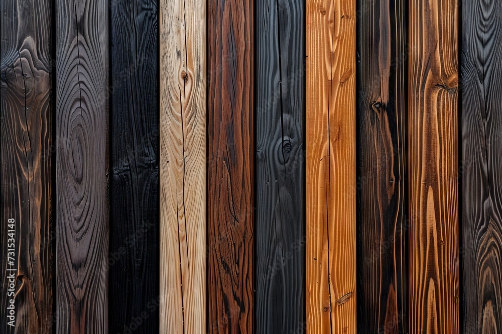 Ash facade boards with diverse colors and patterns thermo wood cladding ...
