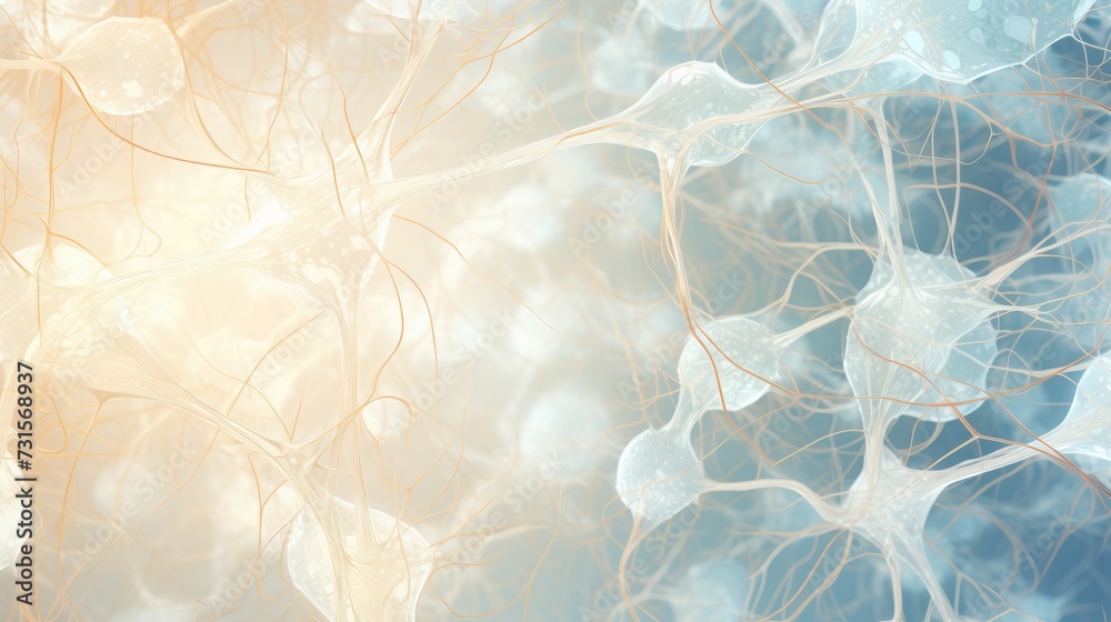 Abstract microscopic neural connections mycelium background nerve mind ...