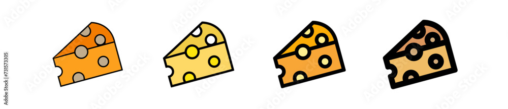 Icones symbole picto fromage fromagerie france couleur Stock Vector ...