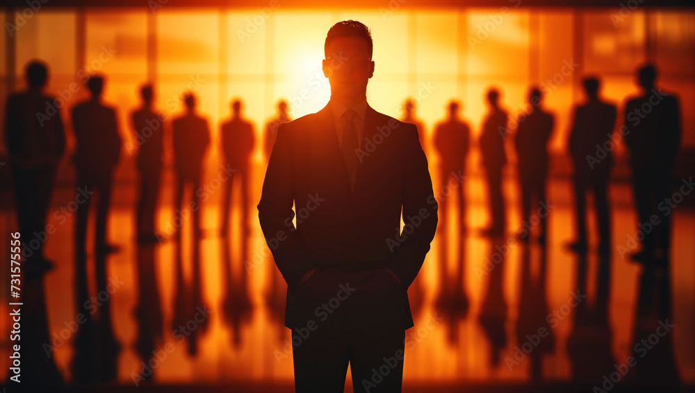 Pictures that depict leadership and management concepts, including ...